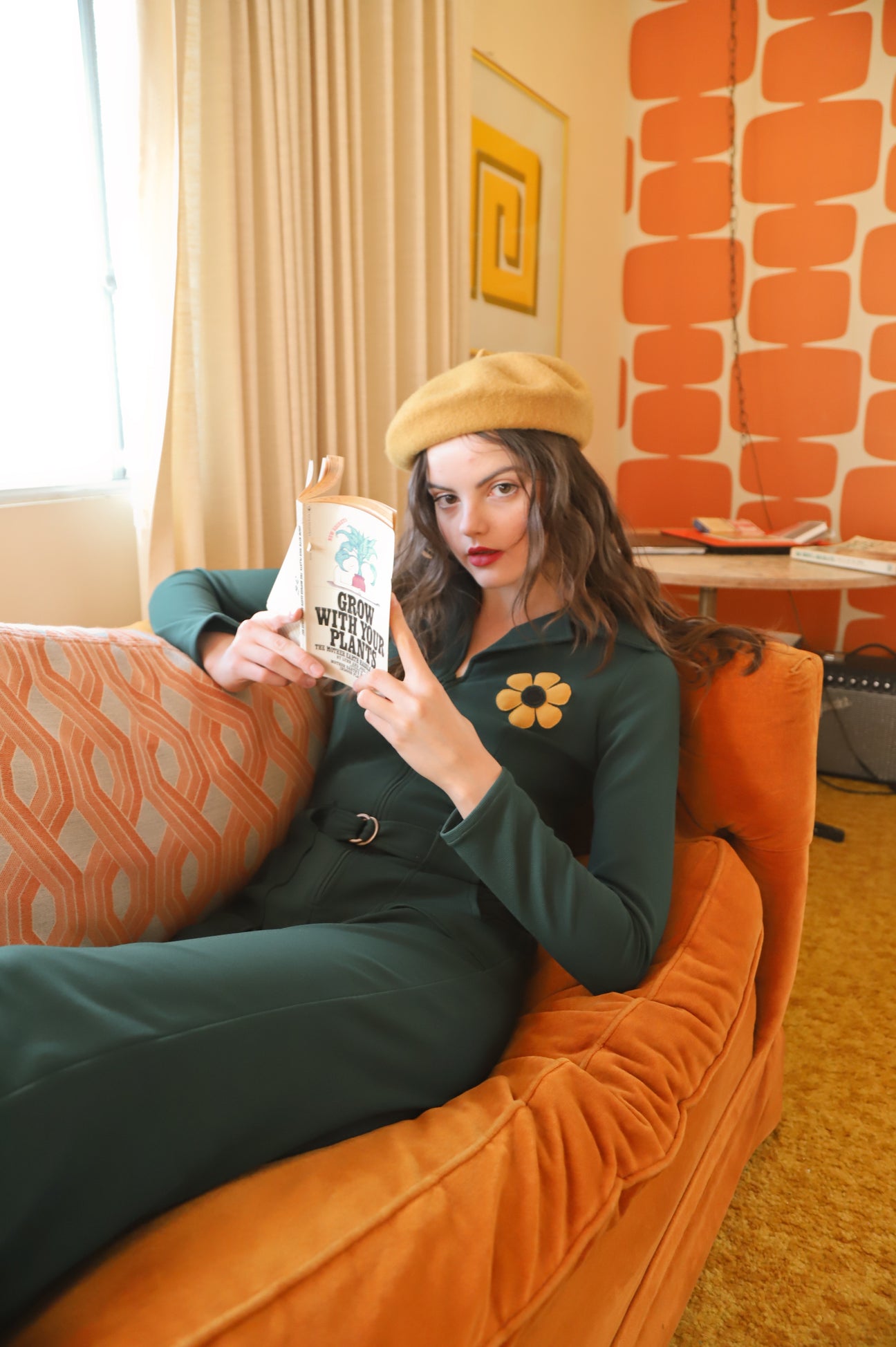 Flower Power Jumpsuit in Evergreen – Miracle Eye