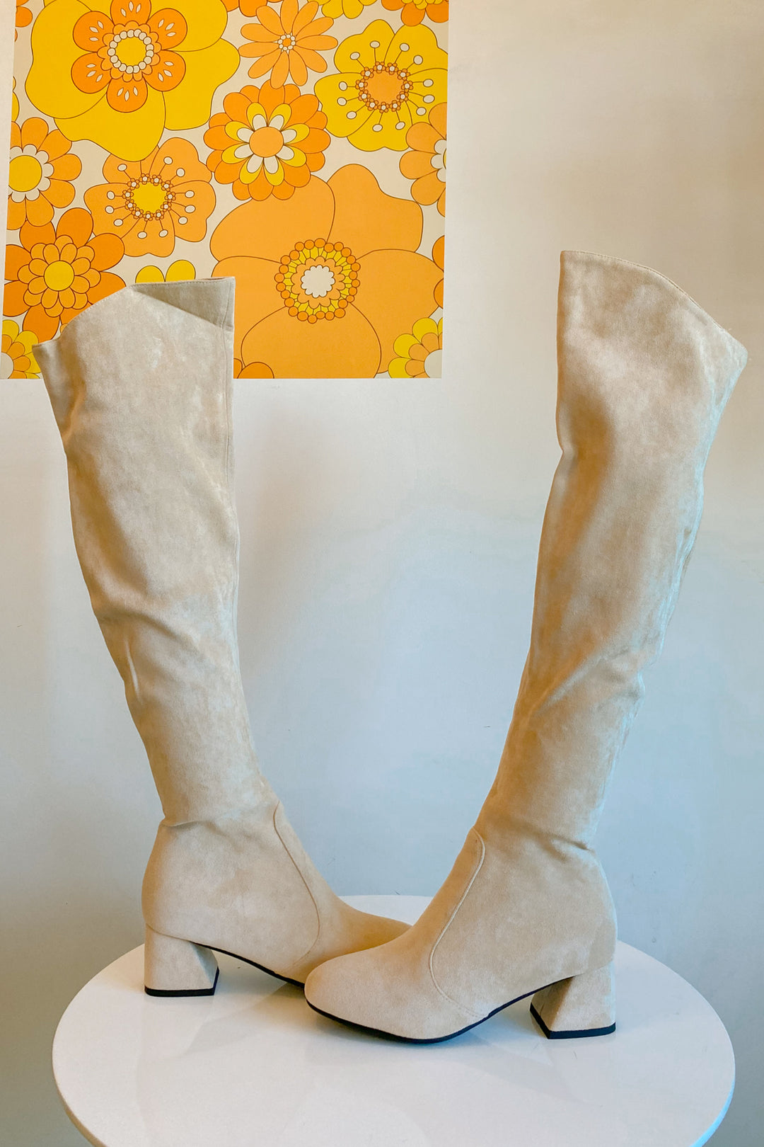 The Jane Boot in Cream – Miracle Eye