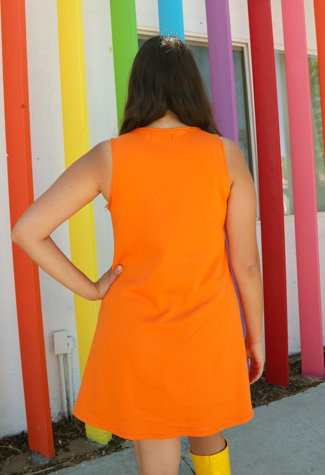 Miracle Eye Rainbow Mini-Dress